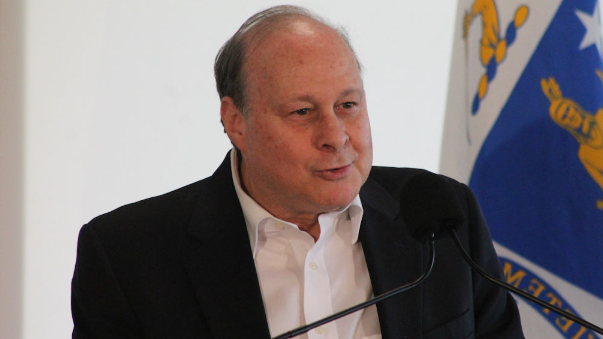 Portrait of former Senate President Stan Rosenberg coming to the State ...